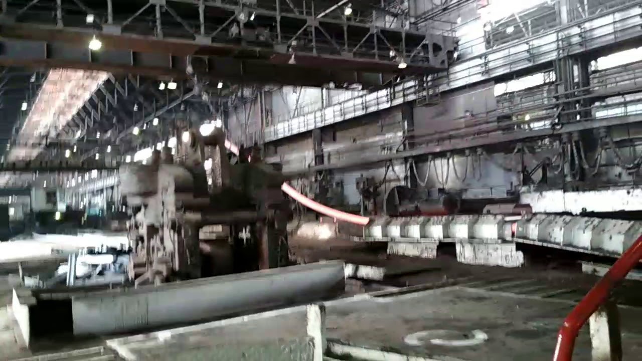 Rail mill of Bhilai steel plant - YouTube