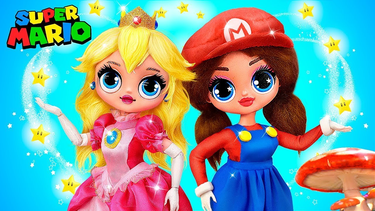 Super Mario Dan Princess Peach / 30 Kreasi Boneka LOL Surprise - YouTube