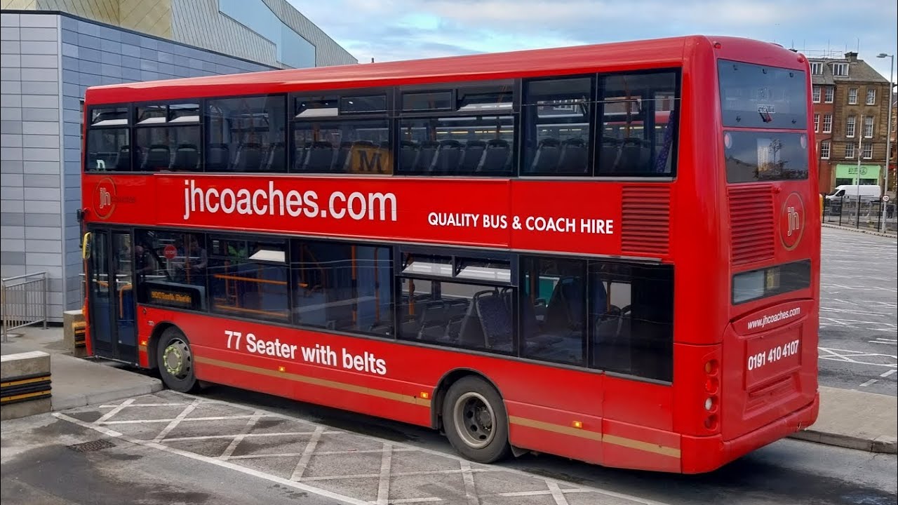 JH Coaches (LX58 CHD) operating route 900 to South Shields - YouTube