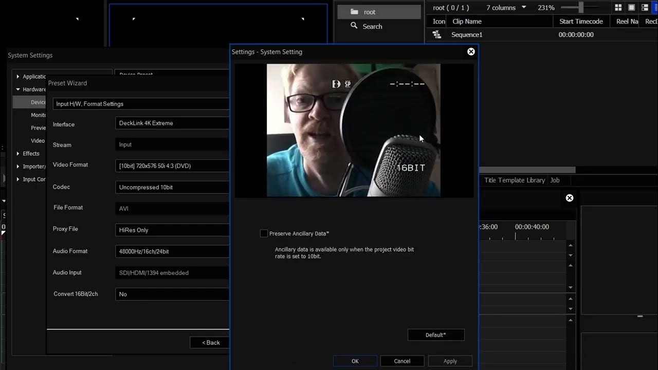 Blackmagic Capture with EDIUS - YouTube