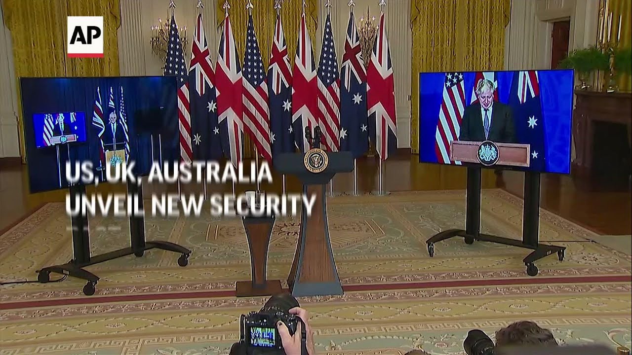US, UK, Australia unveil new security pact - YouTube