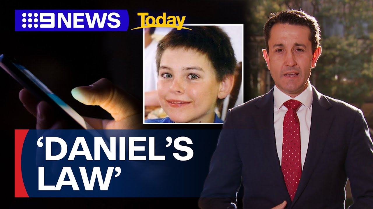 'Daniel's Law' to be introduced into Queensland parliament | 9 News ...