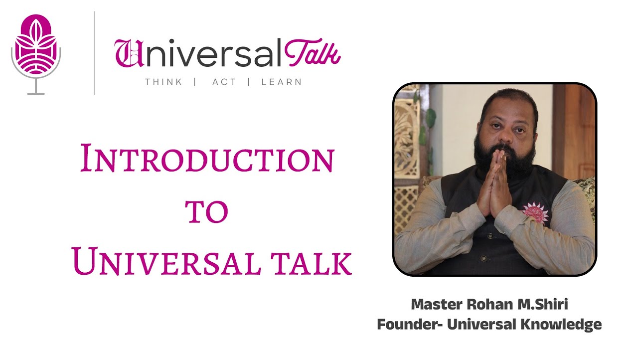Introduction to Universal talk - YouTube