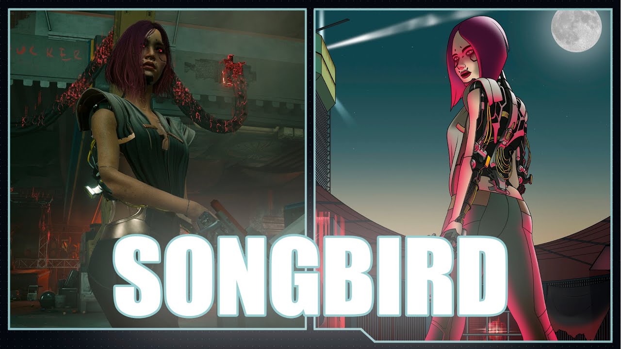 Speedpaint Songbird - cyberpunk 2077 Phantom Liberty - YouTube