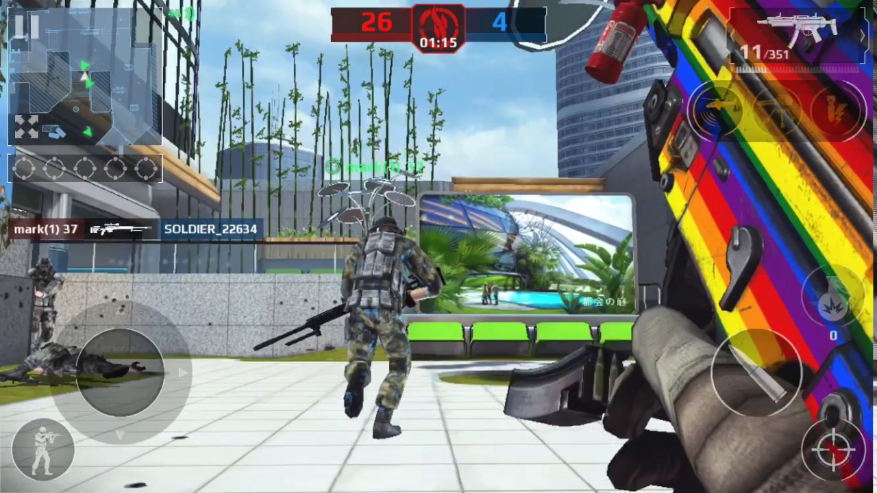 Modern combat 5 multiplayer game play - YouTube