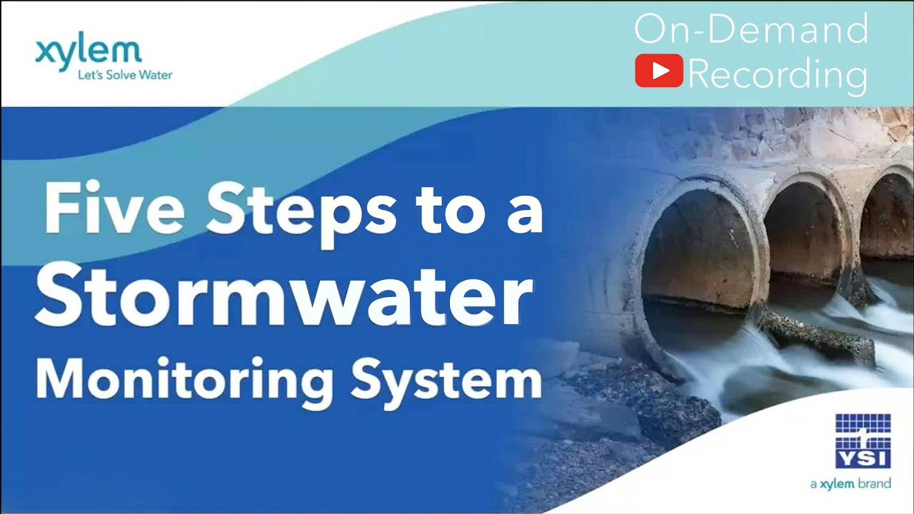 Webinar - 5 Steps to a Stormwater Monitoring System with YSI - YouTube