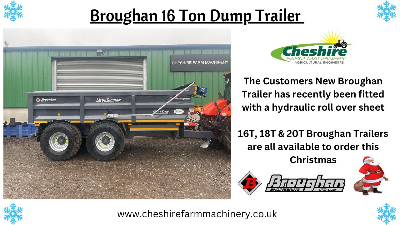 Broughan 16 Ton Dump Trailer - YouTube