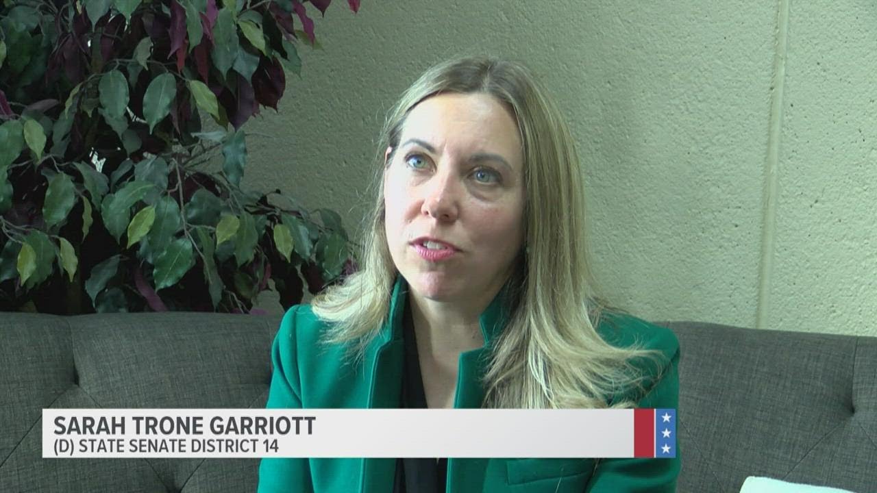 Sarah Trone Garriott discusses her win in Senate District 14 - YouTube