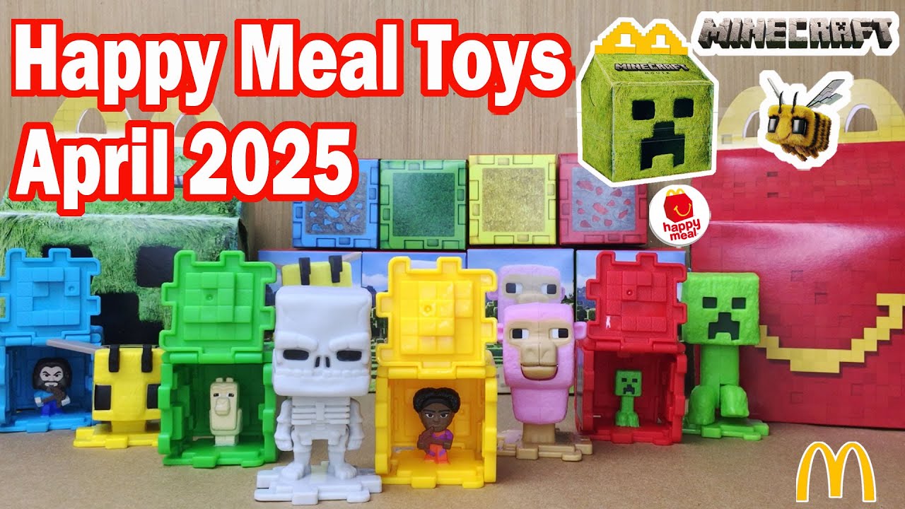 McDo April 2025 Happy Meal A Minecraft Movie Unboxing - YouTube