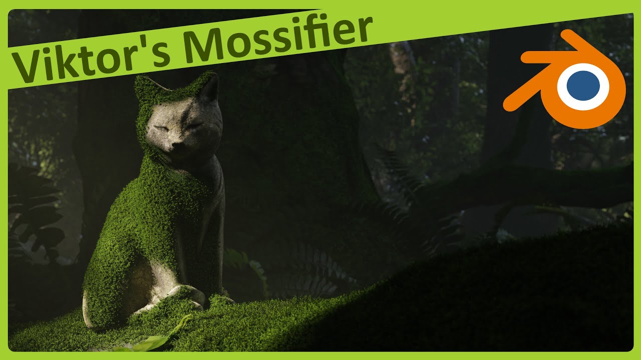 Mossifier - HQ moss generator for Blender - YouTube