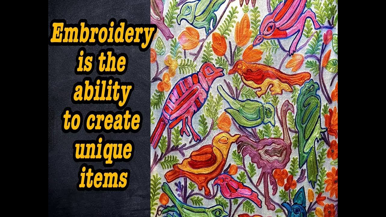 Embroidery Facts - YouTube