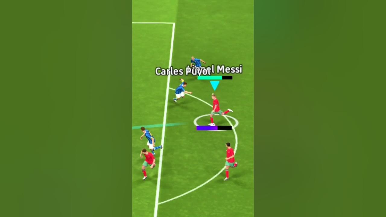 Lionel Messi double touch with finishing 🥵☠️#efootball #pesfootball # ...