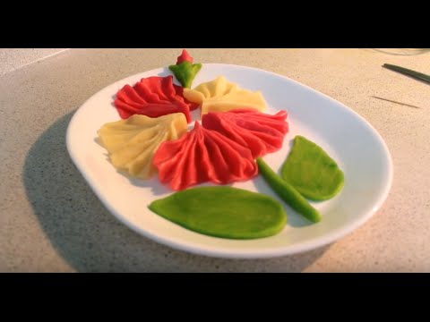 Doudh ful pakon pitha - YouTube