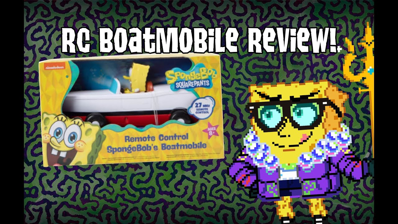 SpongeBob Remote Control Boatmobile Review! - YouTube