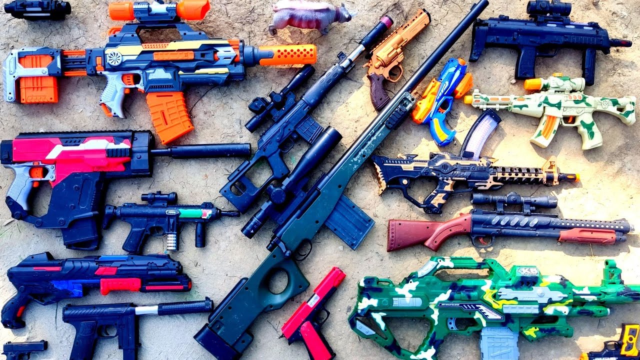 Mainan Tembak Tembakan Pistol Coboy, Space Gun, Soft Bullet Blaster ...