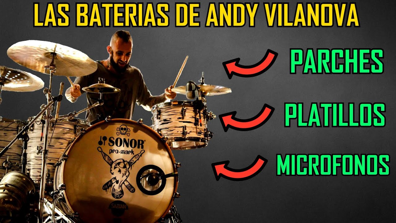 Las Baterias De Andy Vilanova (Caraj0) : Desde 1997 Hasta 2019 - YouTube
