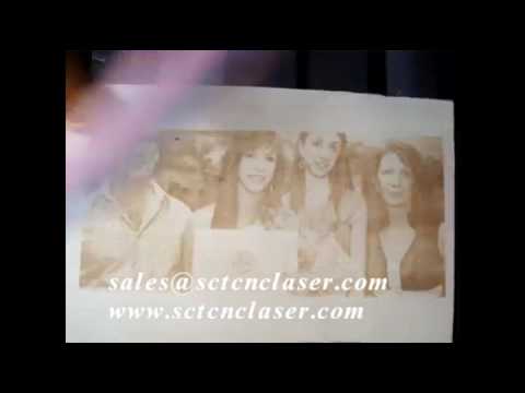 SCT wood photo laser engraving machine, wood engraving machine - YouTube
