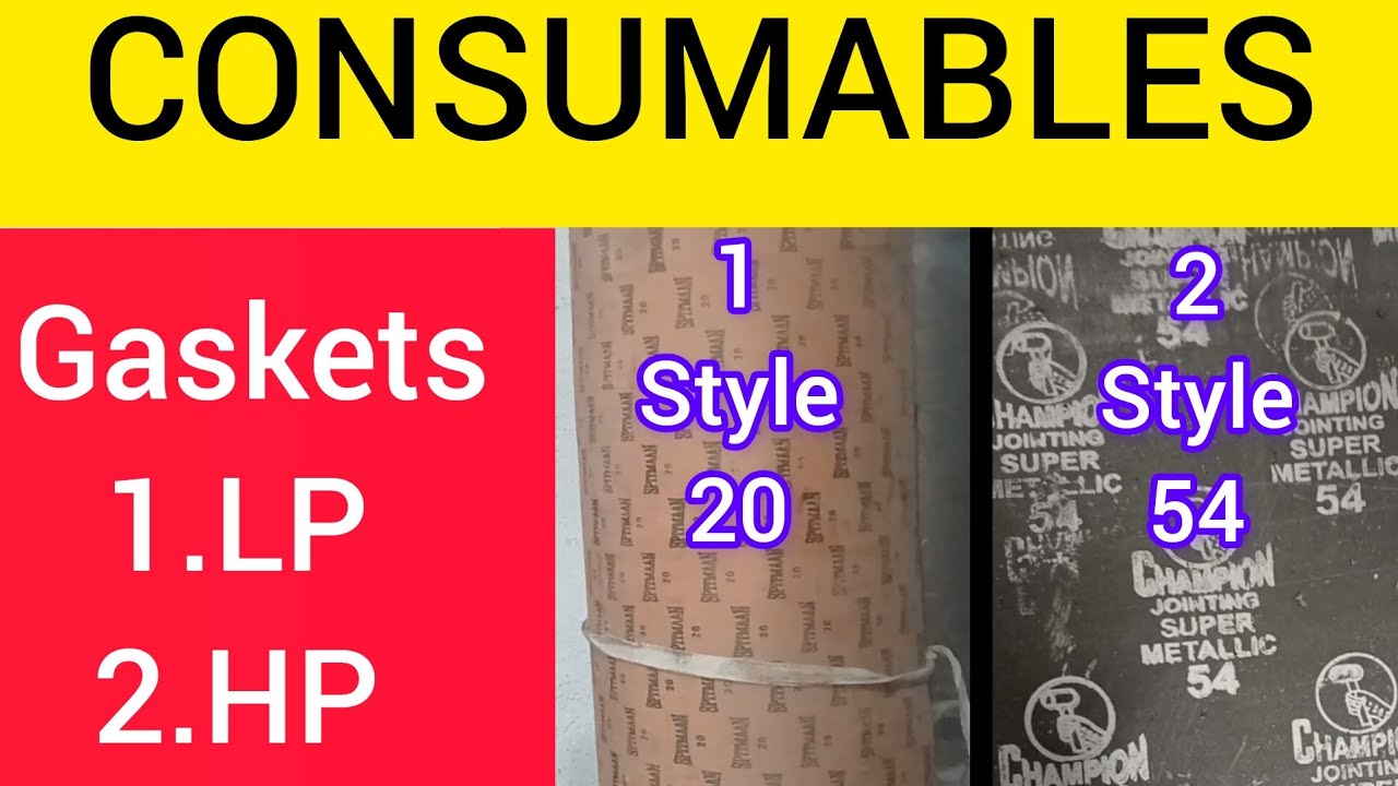 Metallic Gasket (Style 54) & Non Metallic Gasket (Style 20) - YouTube