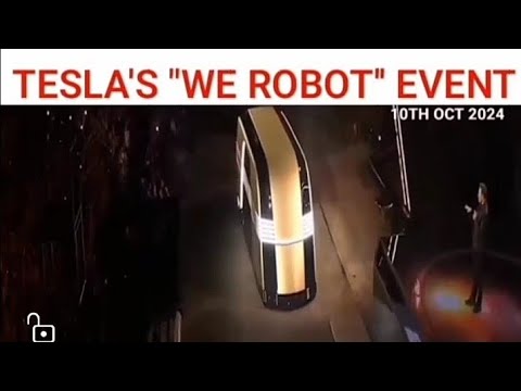 TESLA'S "WE ROBOT" EVENT 2024 | ROBOTAXI | ROBOVAN | OPTIMUS ROBOT ...