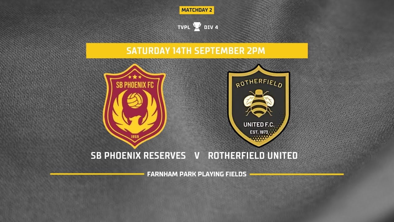 SB Phoenix Reserves Vs Rotherfield United - YouTube