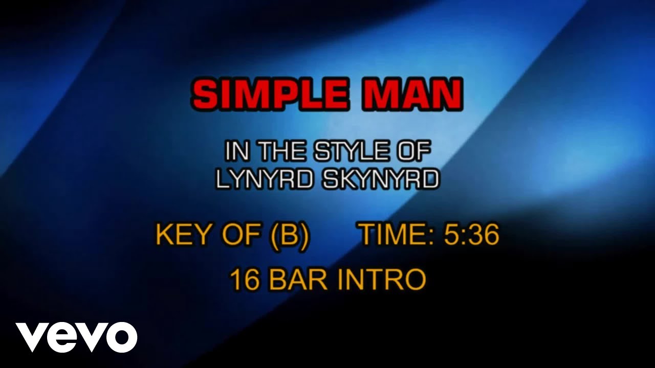 Lynyrd Skynyrd - Simple Man (Karaoke) - YouTube Music