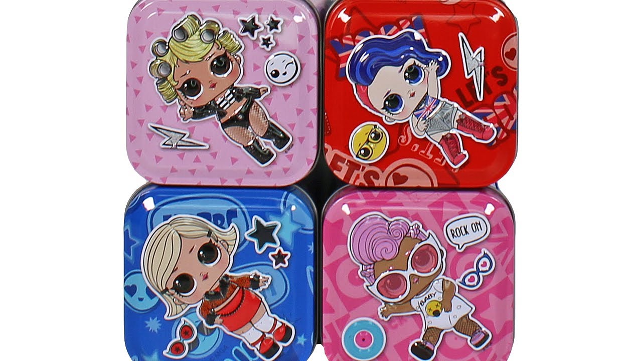 LOL Surprise Mini Tins Unboxing Toy Review - YouTube