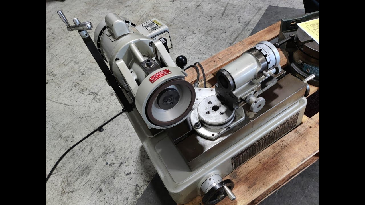 Cutter Master HDT0-30 End Mill Sharpener Video (Asset #002033) - YouTube