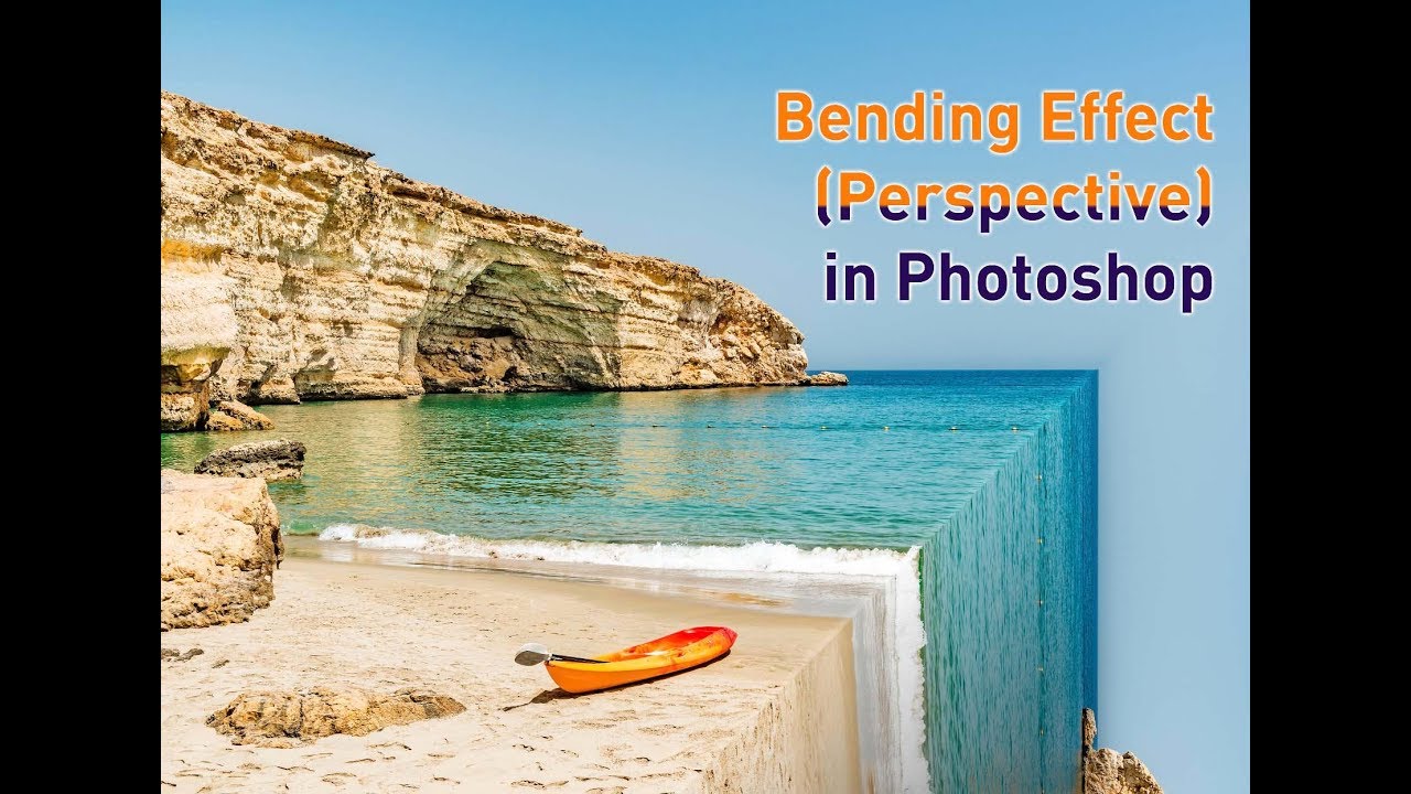 Bending Effect Perspective in Photoshop - YouTube