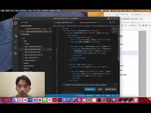Ionic Framework - Tutorial Membuat Menu Side di Ionic #4 - YouTube