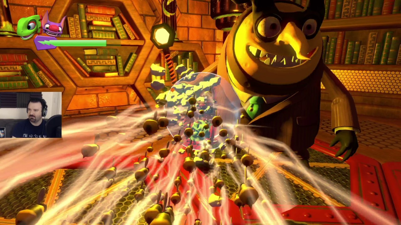 Yooka-Laylee playthrough pt80 - Capital B Boss! First Attempt - YouTube