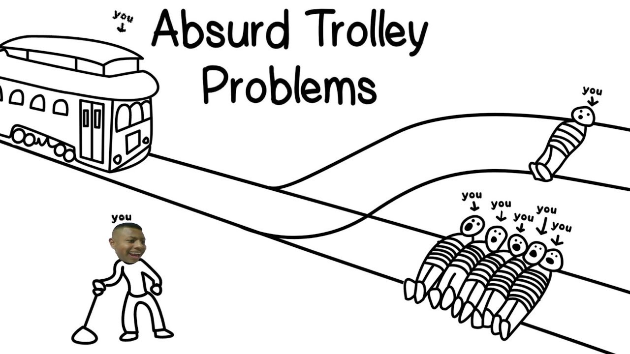 Tengo que tomar la mejor decisión | Absurd Trolly Problems | Blackgamer - YouTube