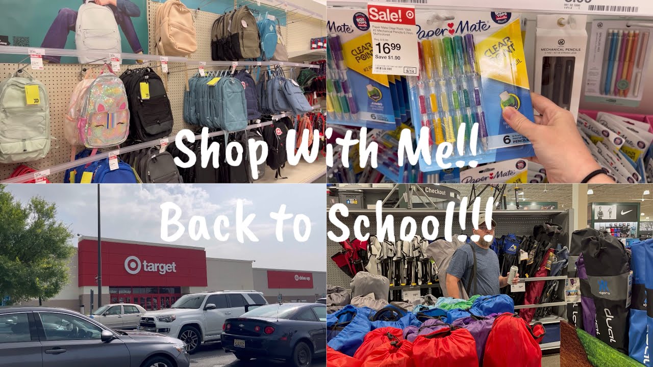 Back to School Shopping at Target!! Shop With Me and the Husband ...