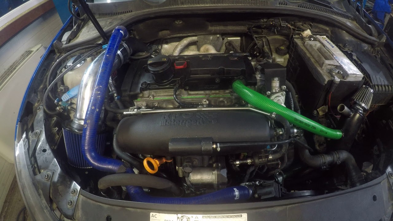FIRST START GOLF 6R TFSI BIG TURBO 500+HP. - YouTube