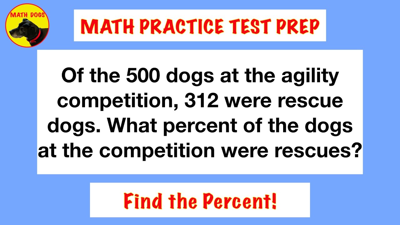 Math Practice Test Prep 2 (Ratio & Percent!) - YouTube