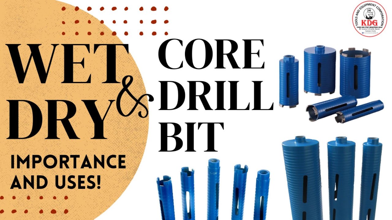 WET and DRY CORE DRILL BIT - YouTube