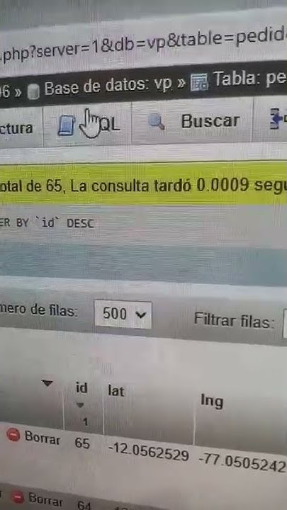 COMO ELIMINAR DATOS DE UNA TABLA MYSQL EN PHPMYADMIN O CPANEL MEDIANTE COMANDO - #Shorts - YouTube