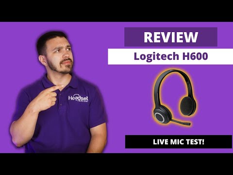 Logitech H600 Wireless Headset In-Depth Review - LIVE MIC TEST! - YouTube