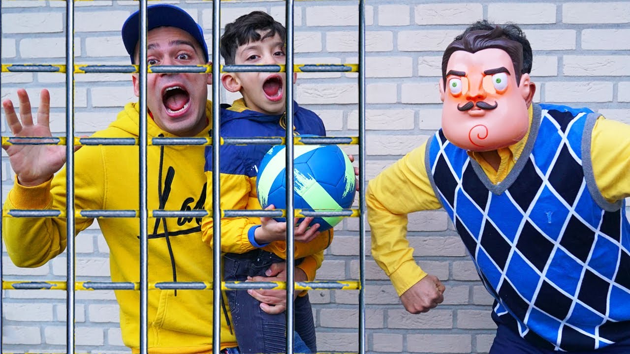 Jason and the funny neighbor story - YouTube