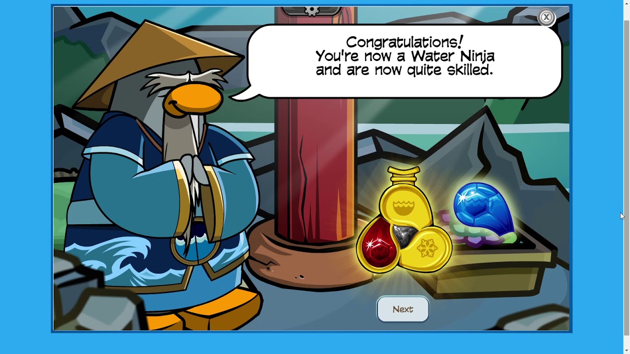 Club Penguin Water Dojo - YouTube