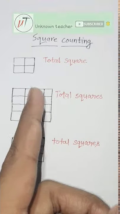 counting squares tricks | best trick for figure counting reasoning - YouTube