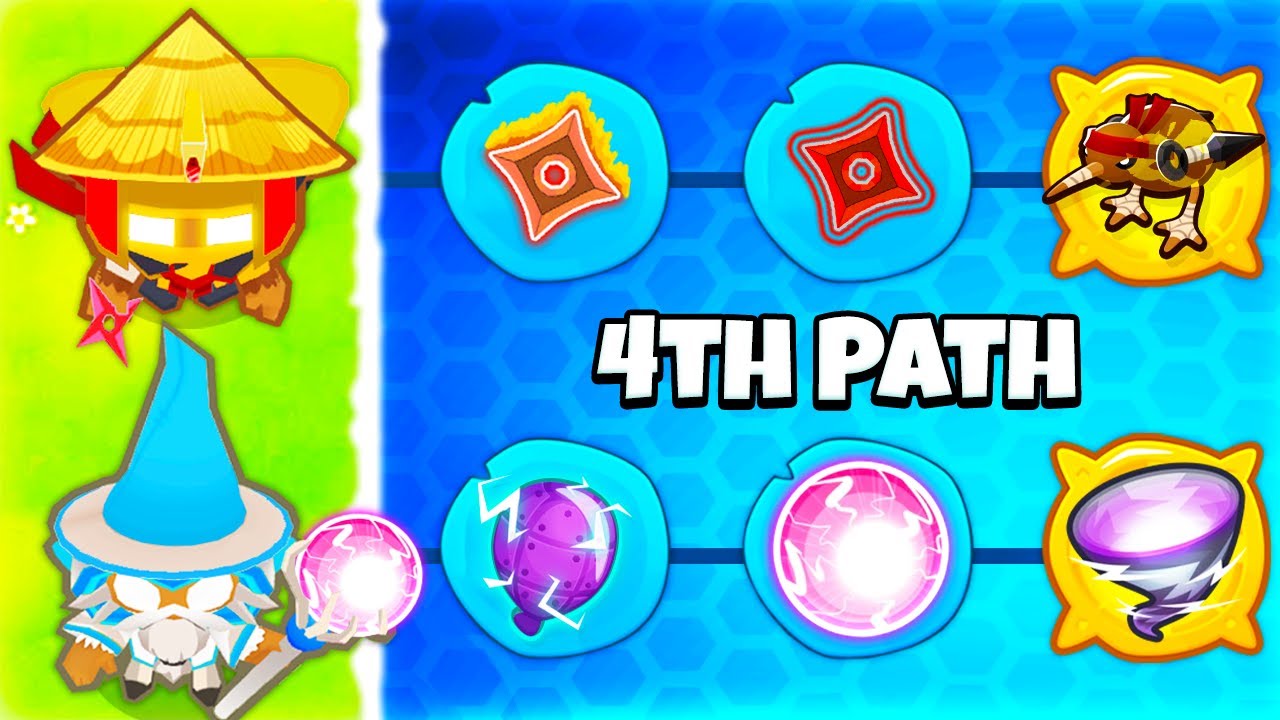 Ninja VS Wizard Monkey 4TH PATH Challenge! - YouTube