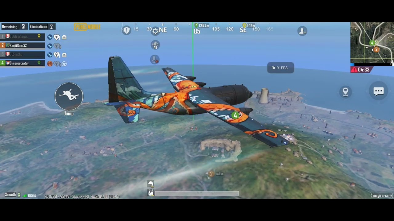 PUBG Mobile 90 FPS Nubia Red Magic 8 Pro Imagiversary event Squads with Randoms Game 7 - YouTube