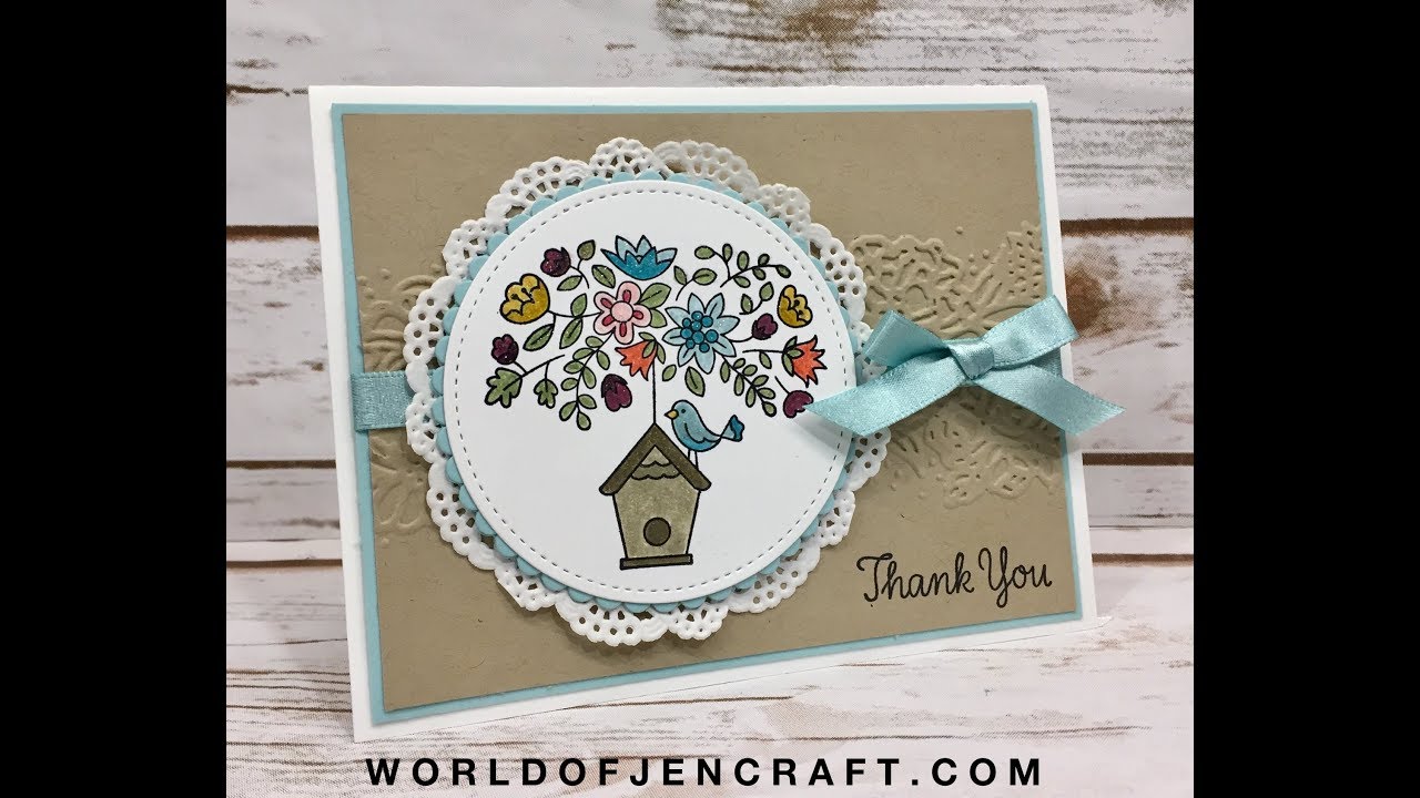Stampin' Up! Flying Home Card 3 Tutorial - YouTube