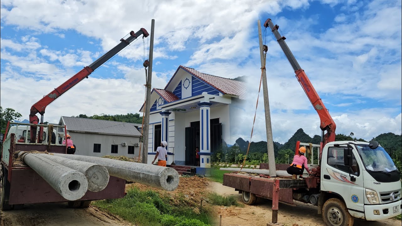 GENIUS GIRL: Operating A Crane With An Electrician To Erect A New ...