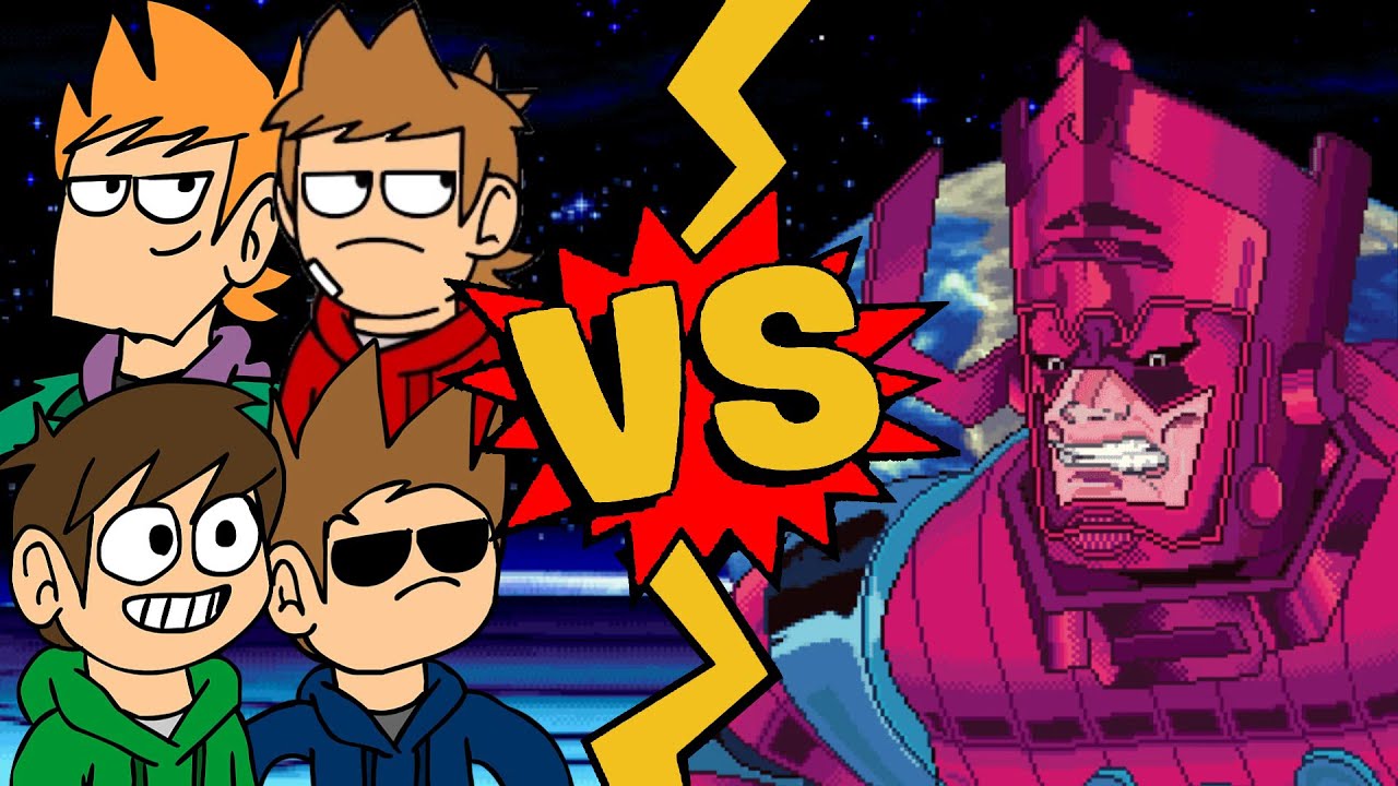 M.U.G.E.N Battles | Edd/Tom/Matt/Tord vs Galactus | Eddsworld vs Marvel ...