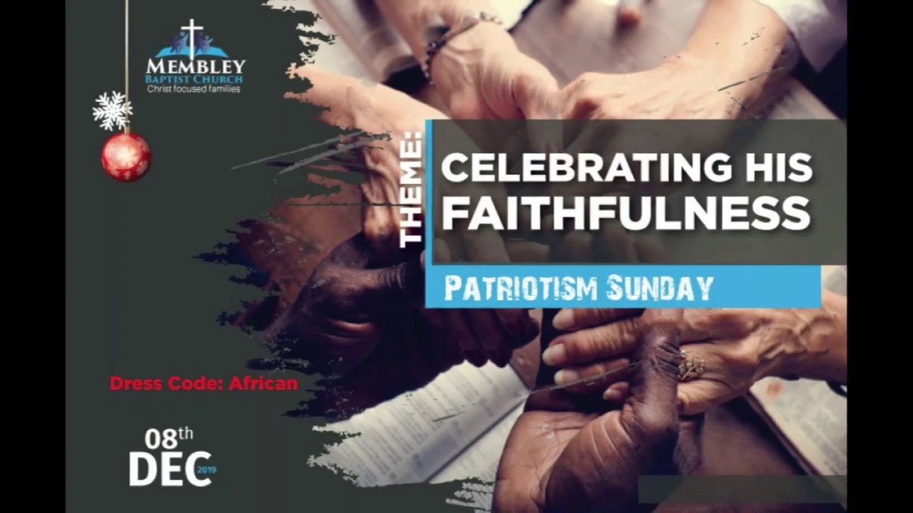 Patriotism Sunday - Rev Benson Kuira - 8th December 2019 | Celebrating ...