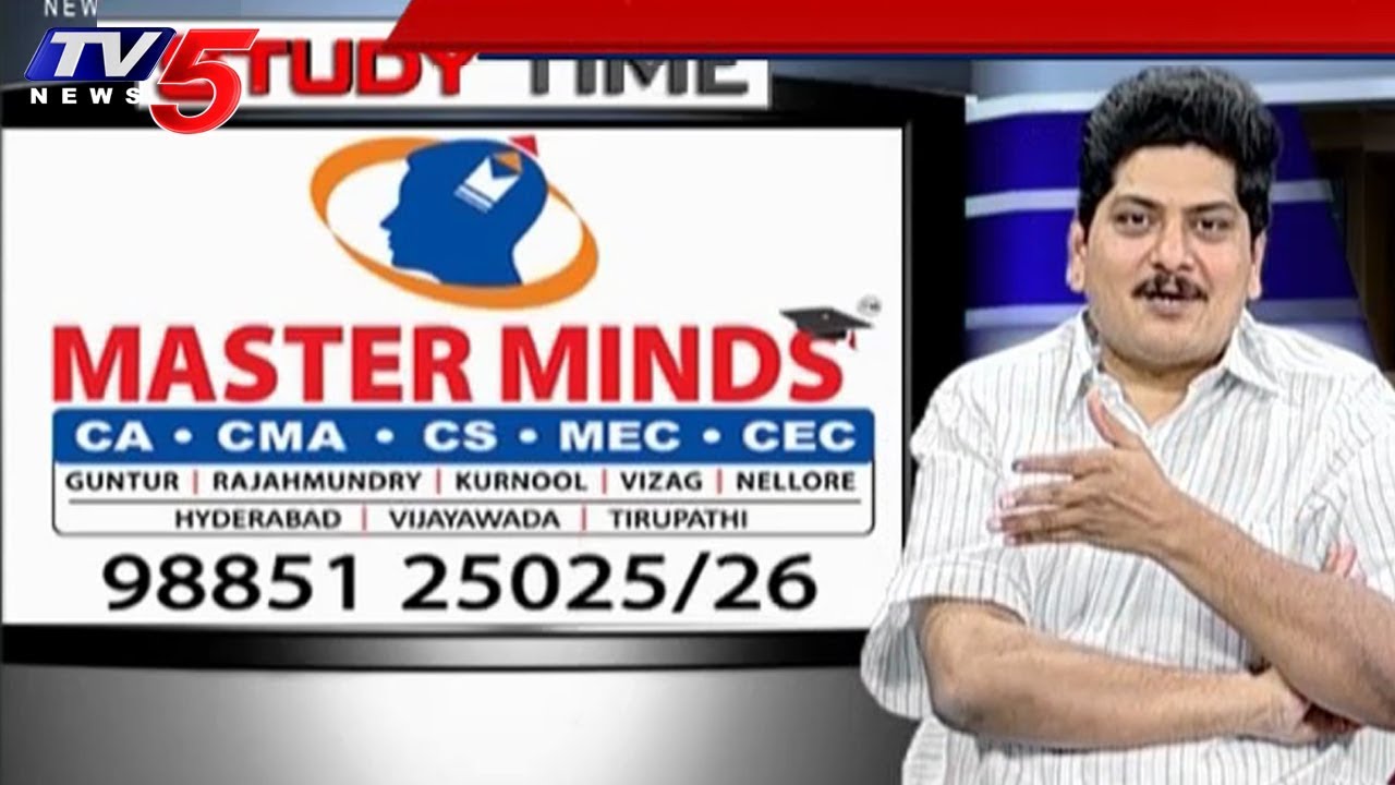 Face to Face with Master Minds Chairman Mattupalli Mohan | Study Time ...