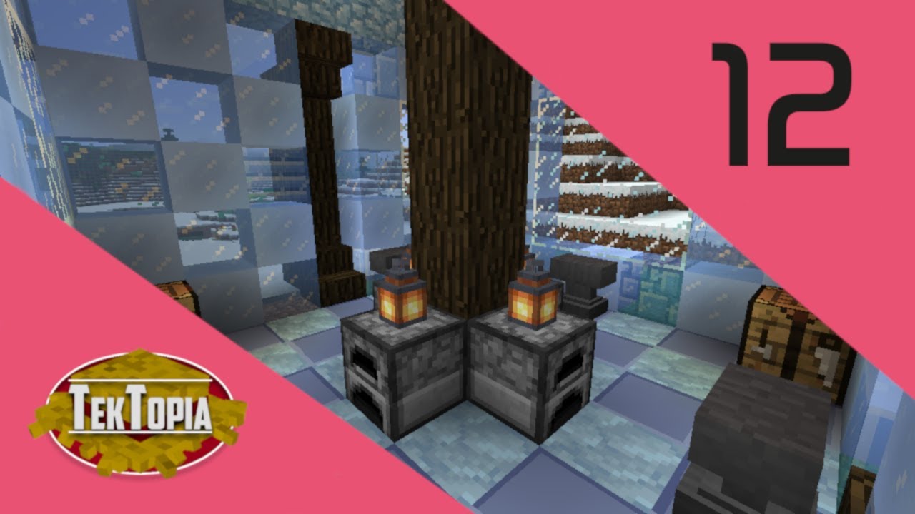 TekTopia Let's Play #12: Smithy and Villager Antics (Modded Minecraft 1 ...