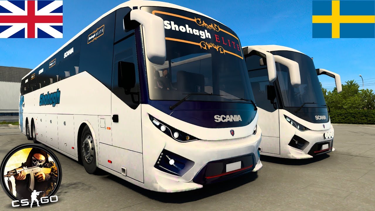 SCANIA BUS SKSe138i 500 HP SCS MOD | Euro Truck Simulator 2 | CS:GO ...