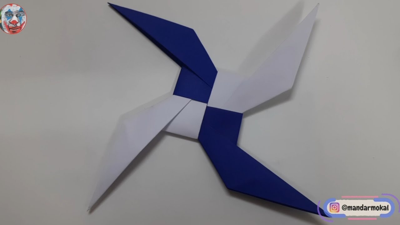 HOW TO MAKE PAPER NINJA STAR BOOMERANG | ORIGAMI SHURIKEN | COOL PAPER ...